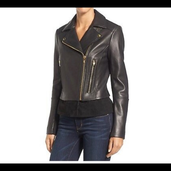 Via Spiga | Jackets & Coats | Via Spiga Leather Jacket | Poshmark